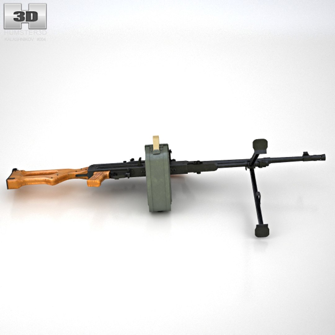 Pk Machine Gun 3D Model - TurboSquid 1256535