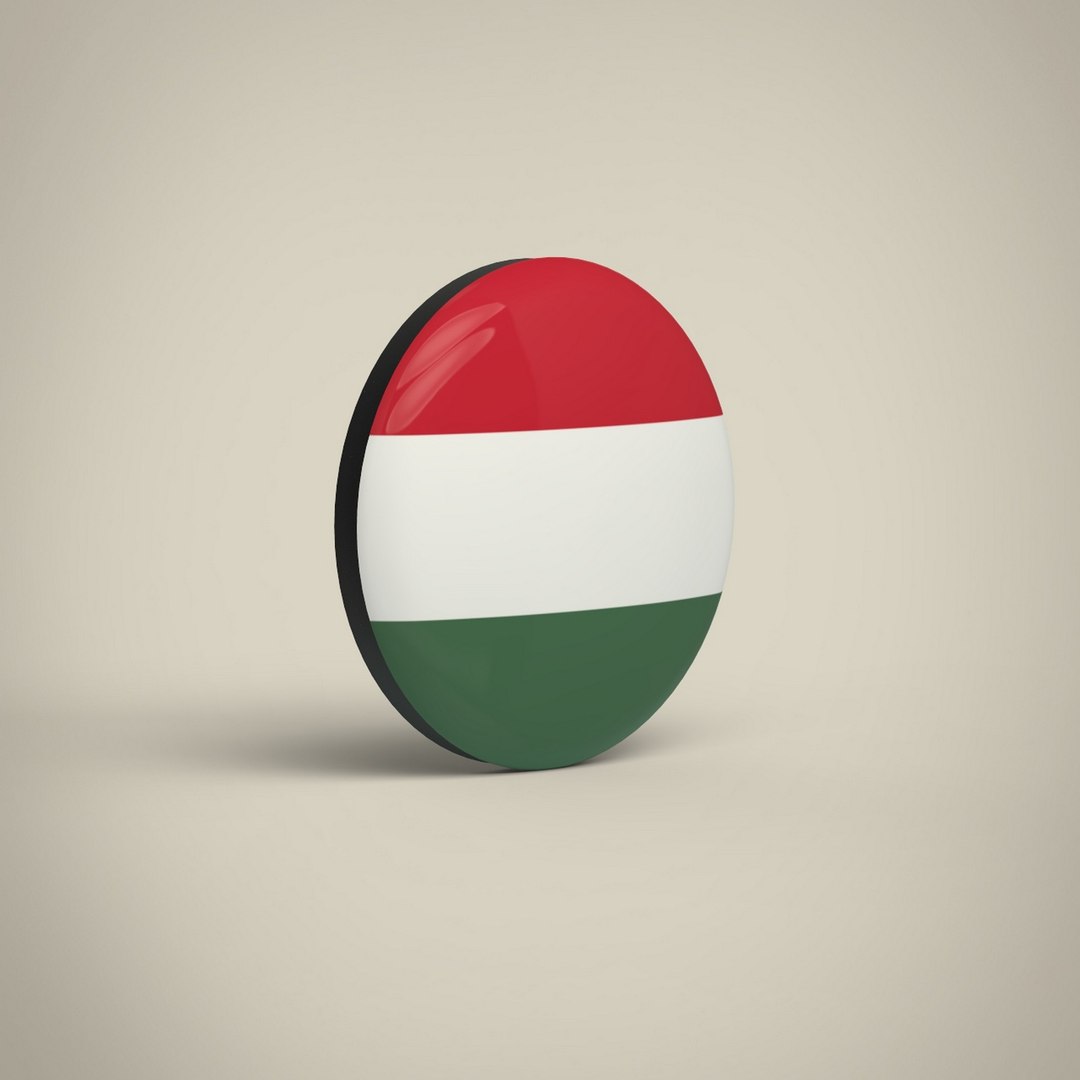 Hungary Badge 3D - TurboSquid 1898898
