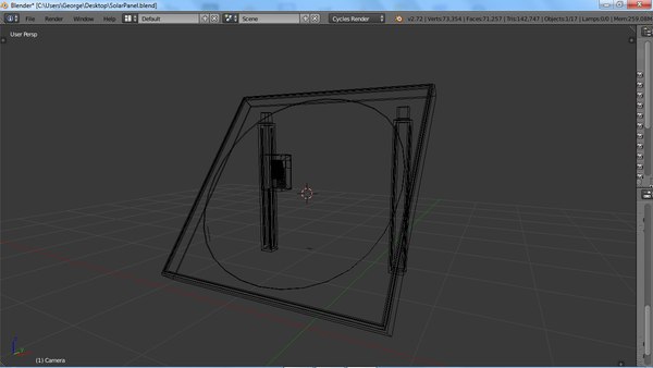 free solar realistic 3d model