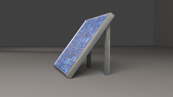 free solar realistic 3d model