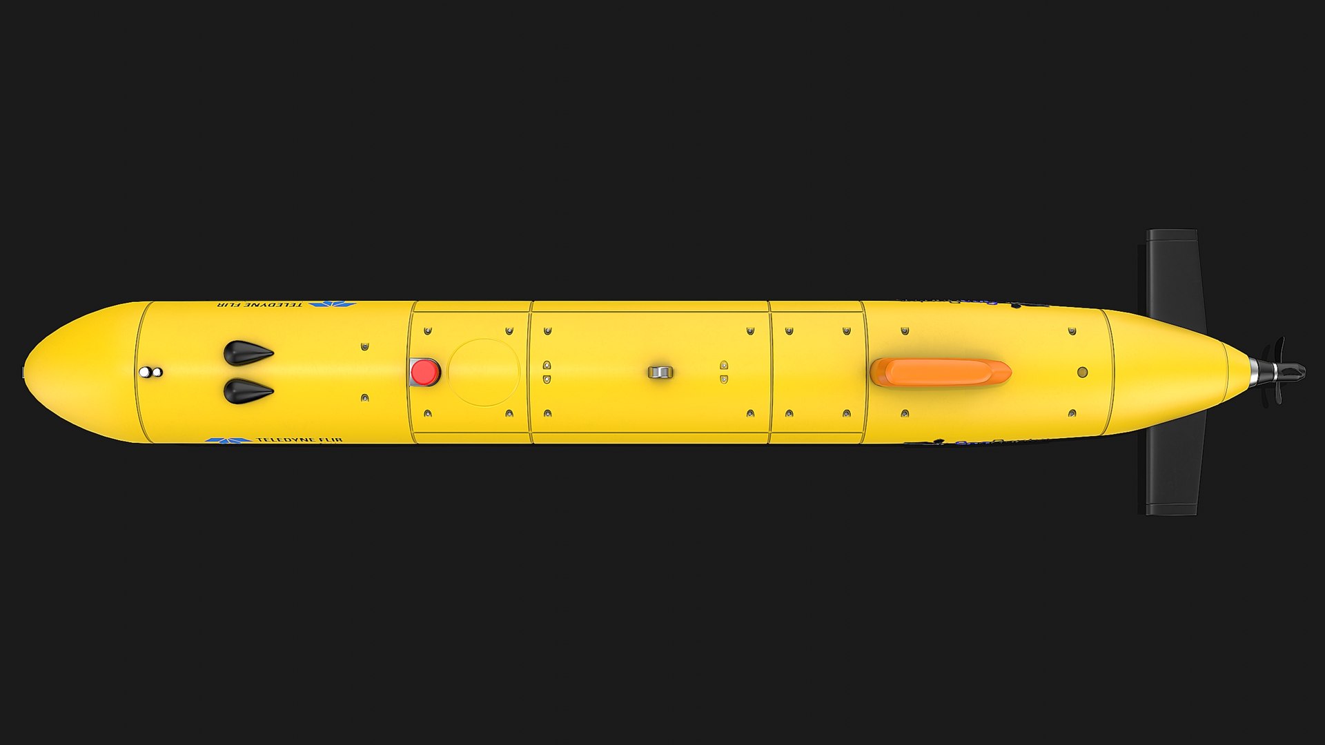 SeaRaptor Autonomous Underwater Vehicle 3D model - TurboSquid 2169626