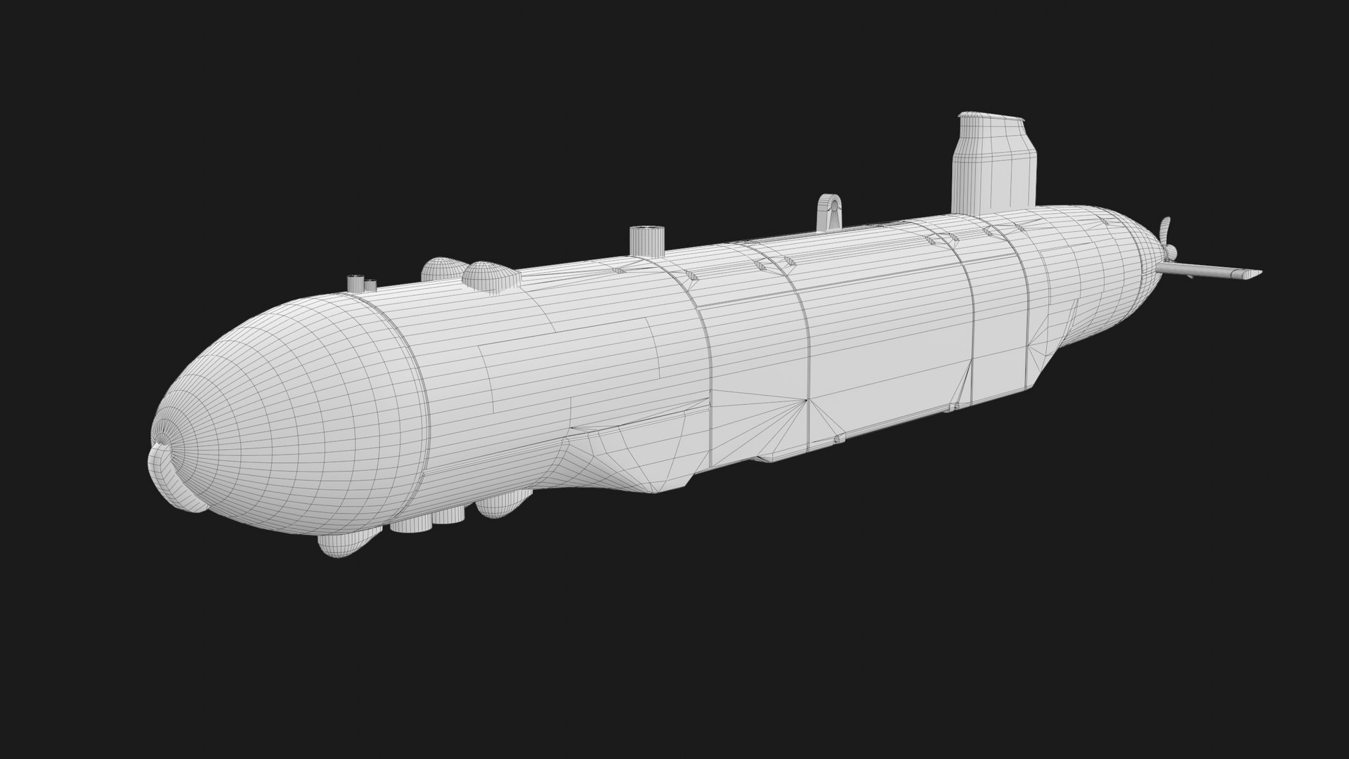 SeaRaptor Autonomous Underwater Vehicle 3D model - TurboSquid 2169626