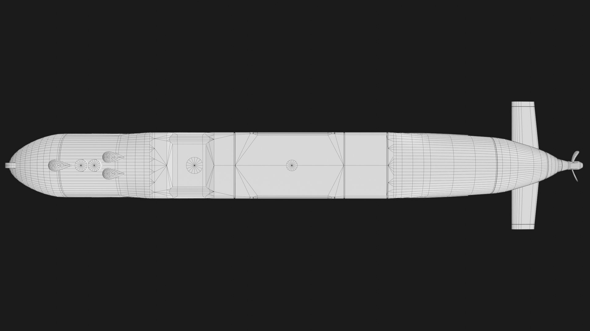 SeaRaptor Autonomous Underwater Vehicle 3D model - TurboSquid 2169626