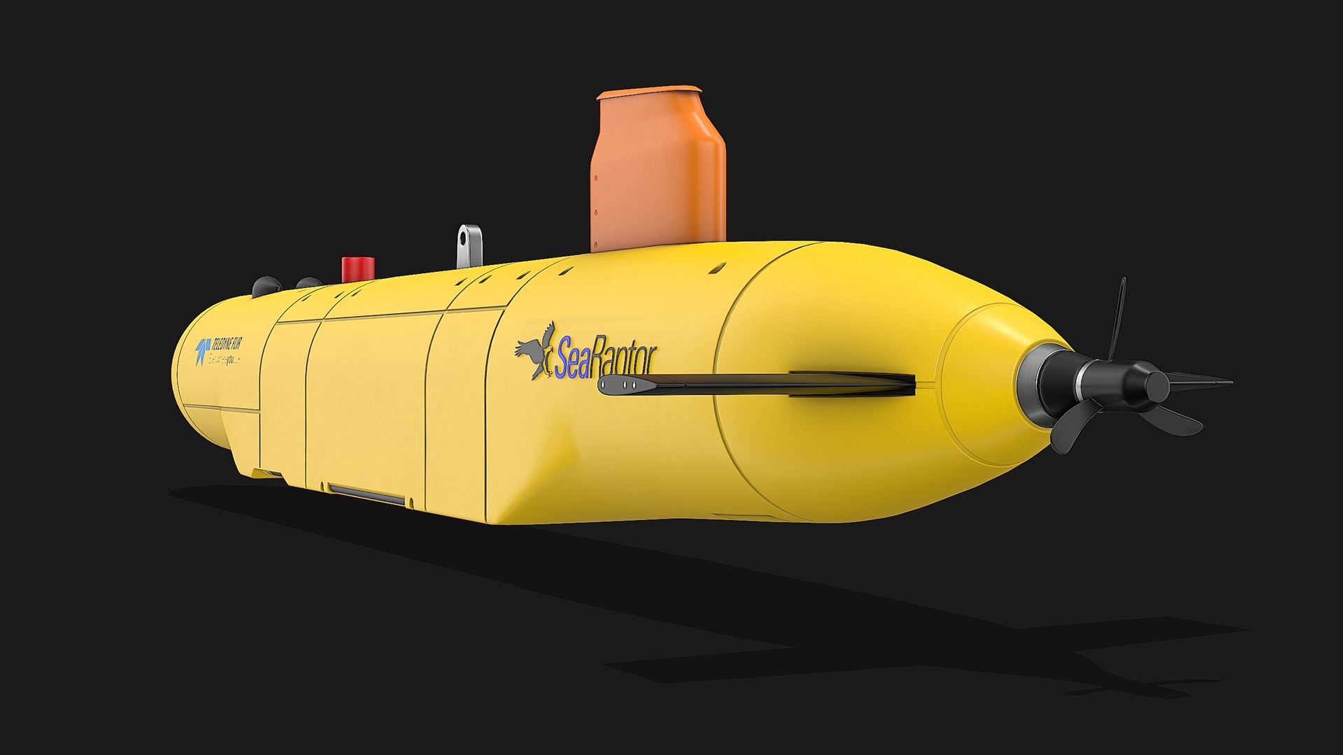 SeaRaptor Autonomous Underwater Vehicle 3D model - TurboSquid 2169626