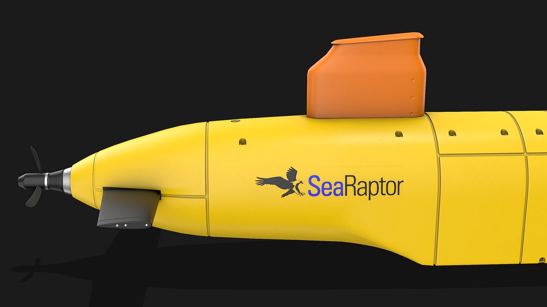 SeaRaptor Autonomous Underwater Vehicle 3D model - TurboSquid 2169626