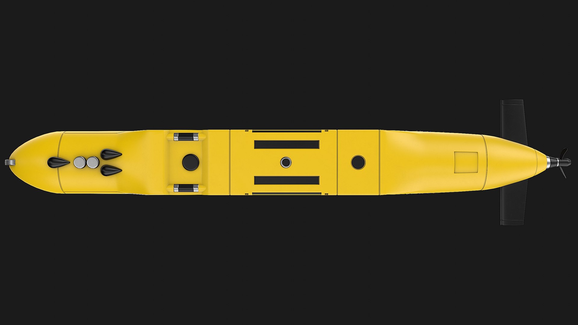 SeaRaptor Autonomous Underwater Vehicle 3D model - TurboSquid 2169626