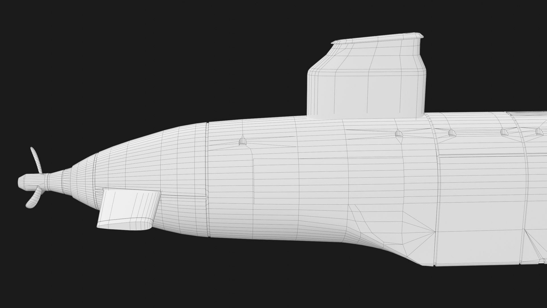SeaRaptor Autonomous Underwater Vehicle 3D model - TurboSquid 2169626