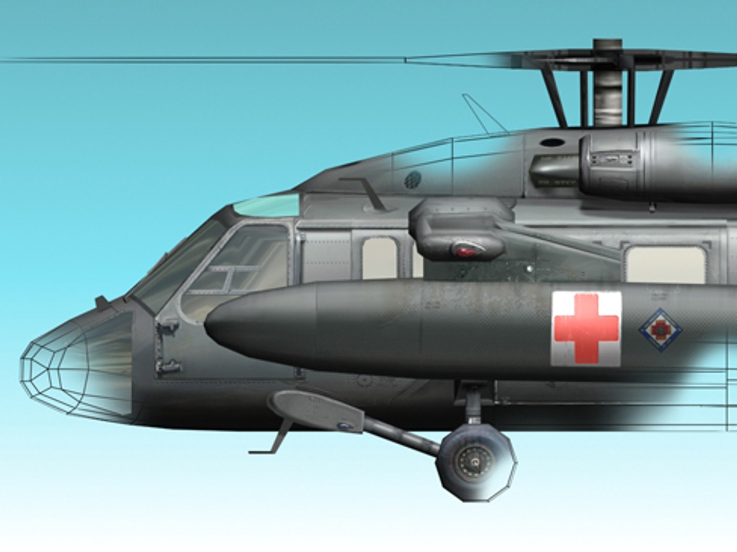 Medevac Engines 3d Model