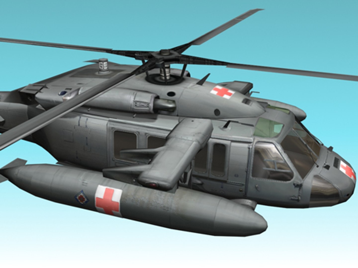 Medevac Engines 3d Model