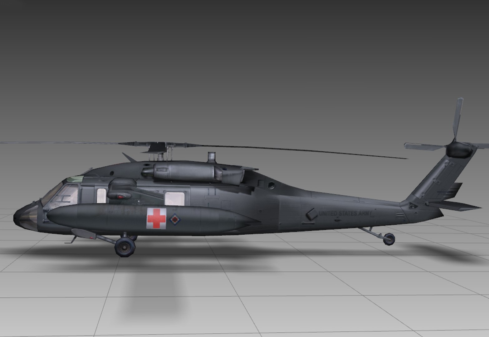 Medevac Engines 3d Model