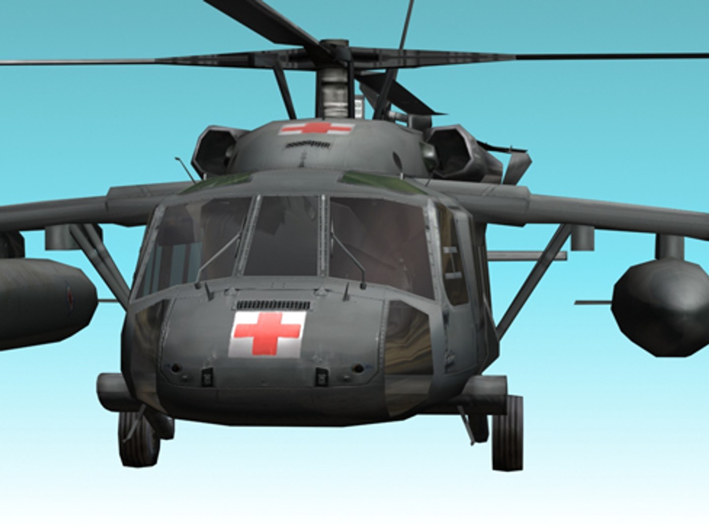 Medevac Engines 3d Model