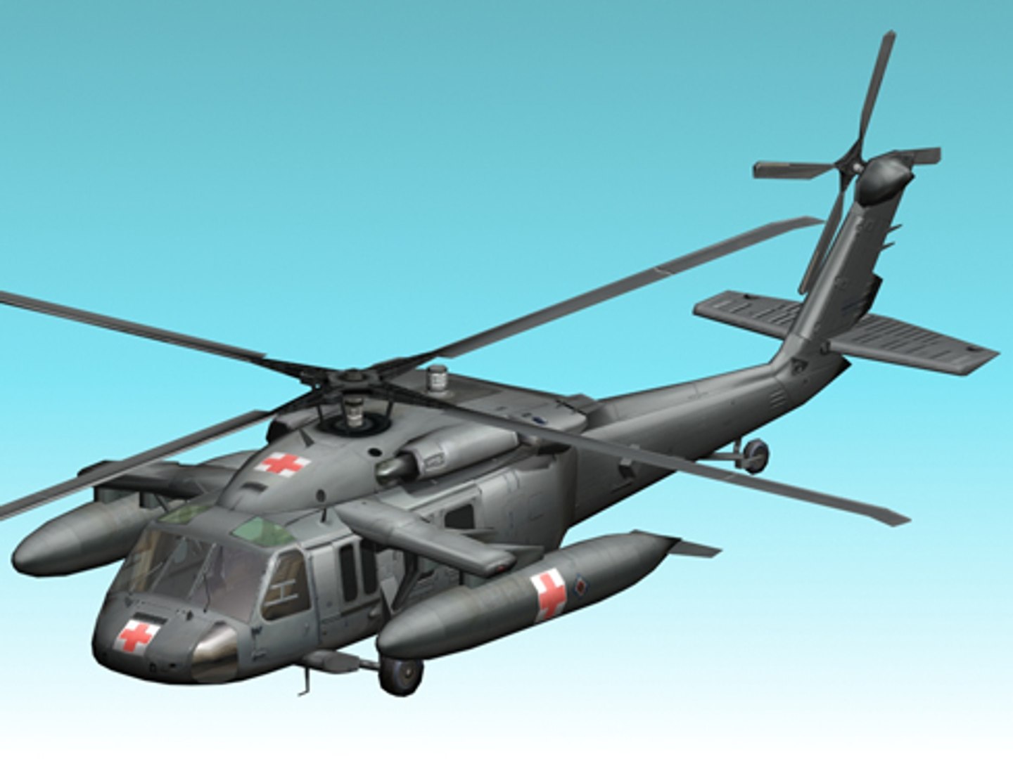 Medevac Engines 3d Model