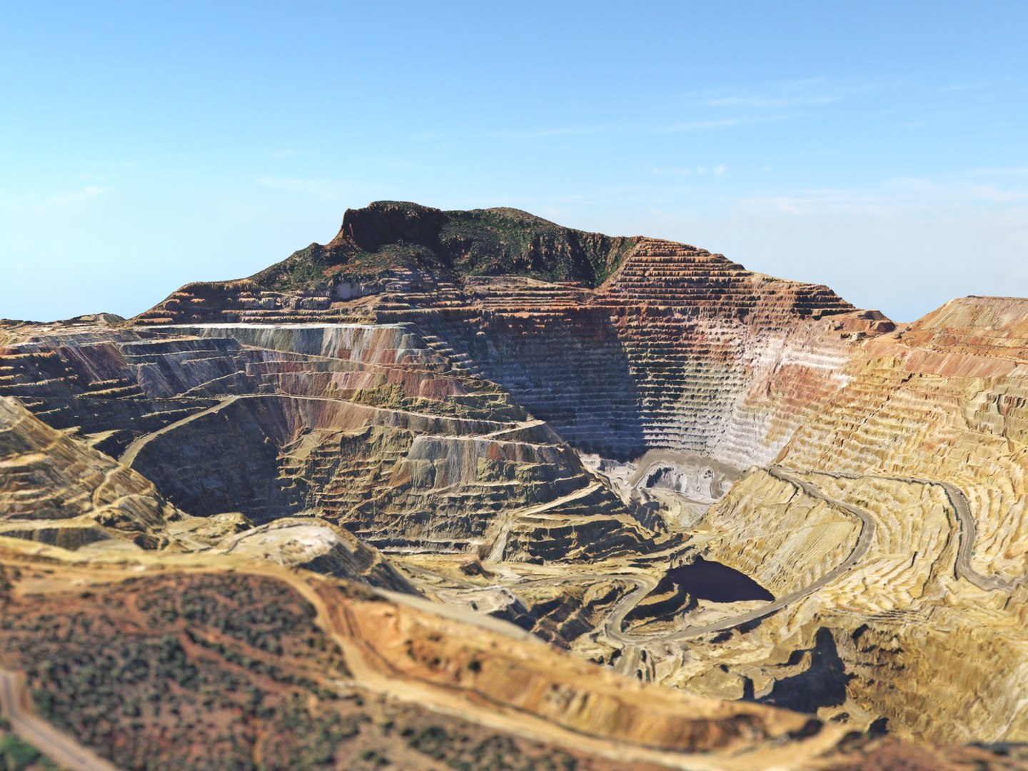 Scanned Opencast Mines 3D Model - TurboSquid 2362438
