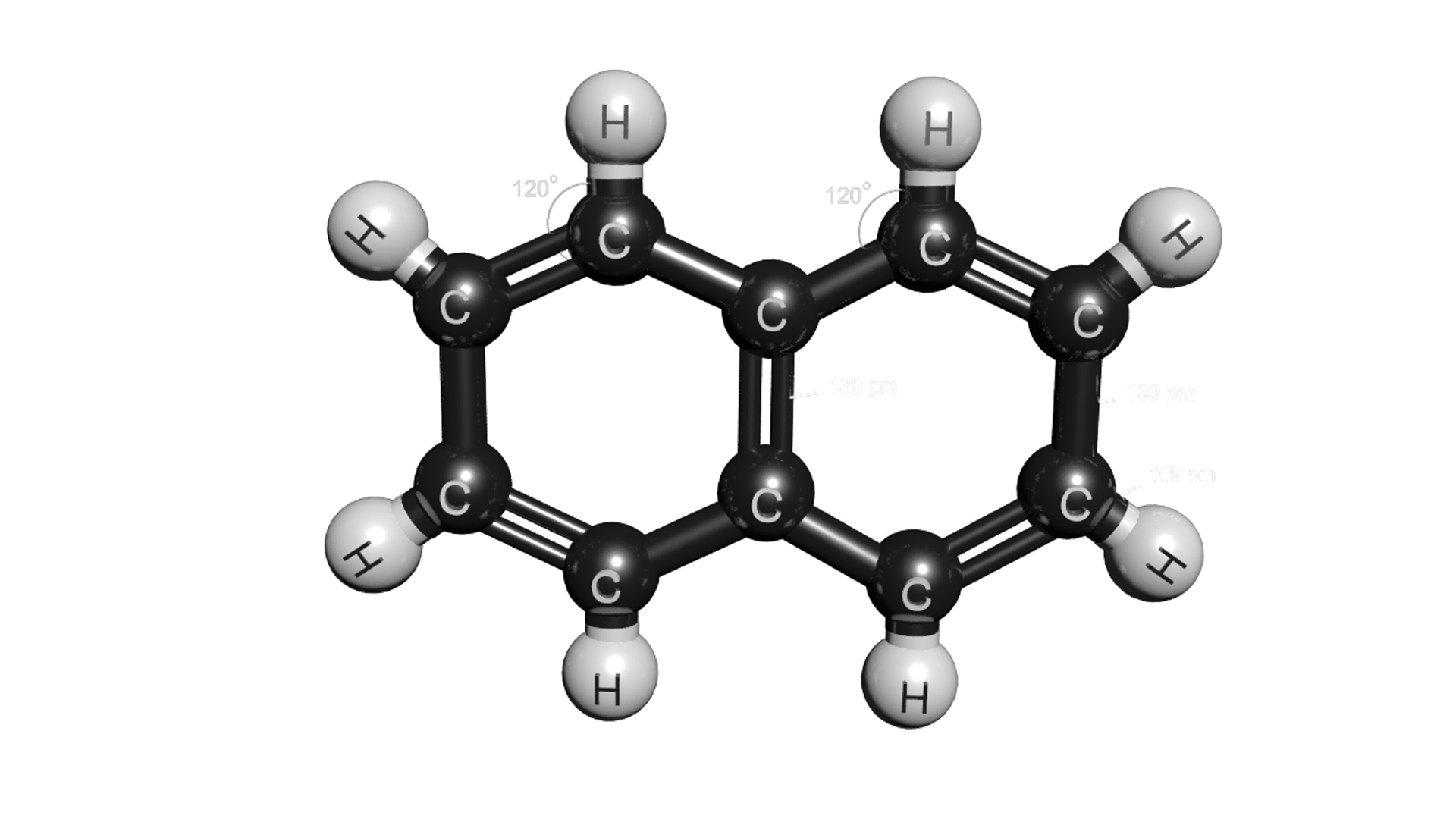 3D C10h8 Molecule Model - TurboSquid 1425570