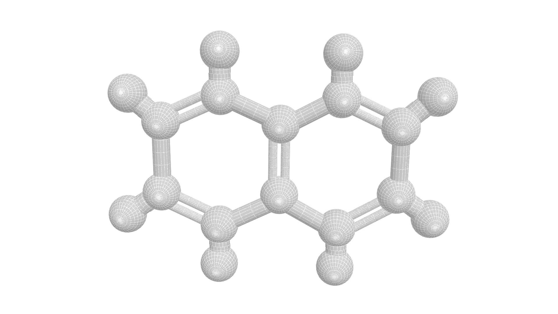 3D C10h8 Molecule Model - TurboSquid 1425570