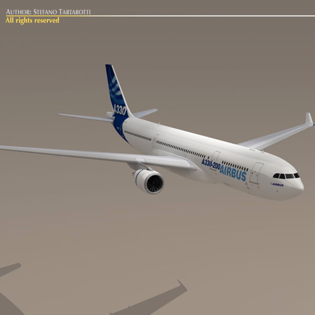 3d Dxf Airbus A300
