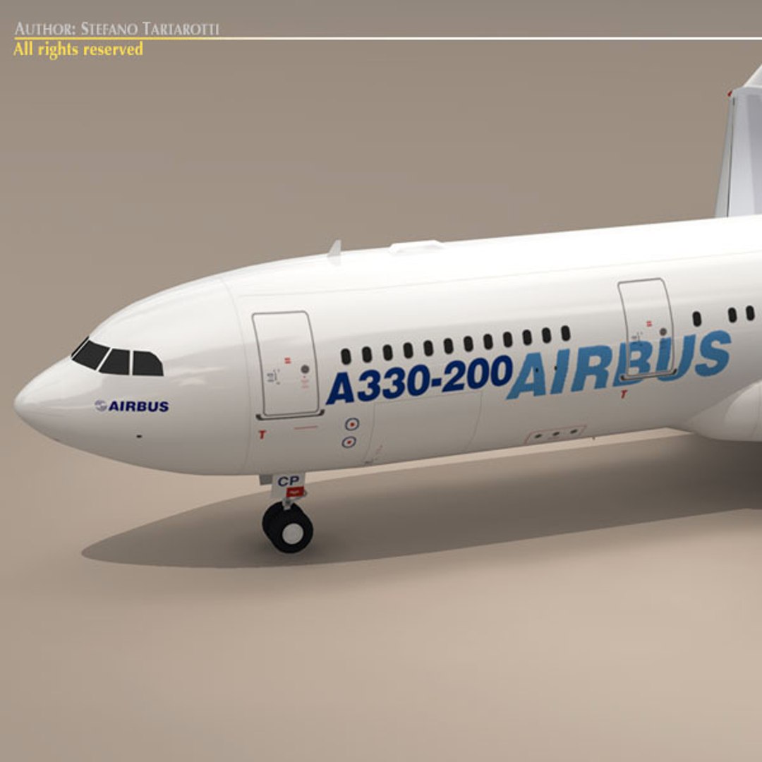 3d Dxf Airbus A300