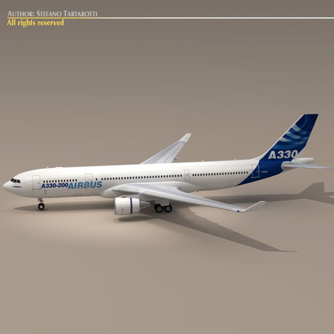 3d Dxf Airbus A300