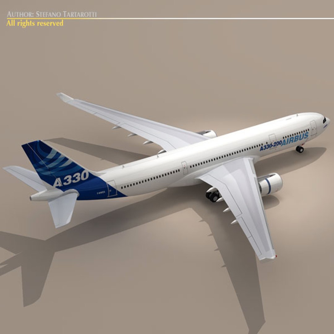 3d Dxf Airbus A300
