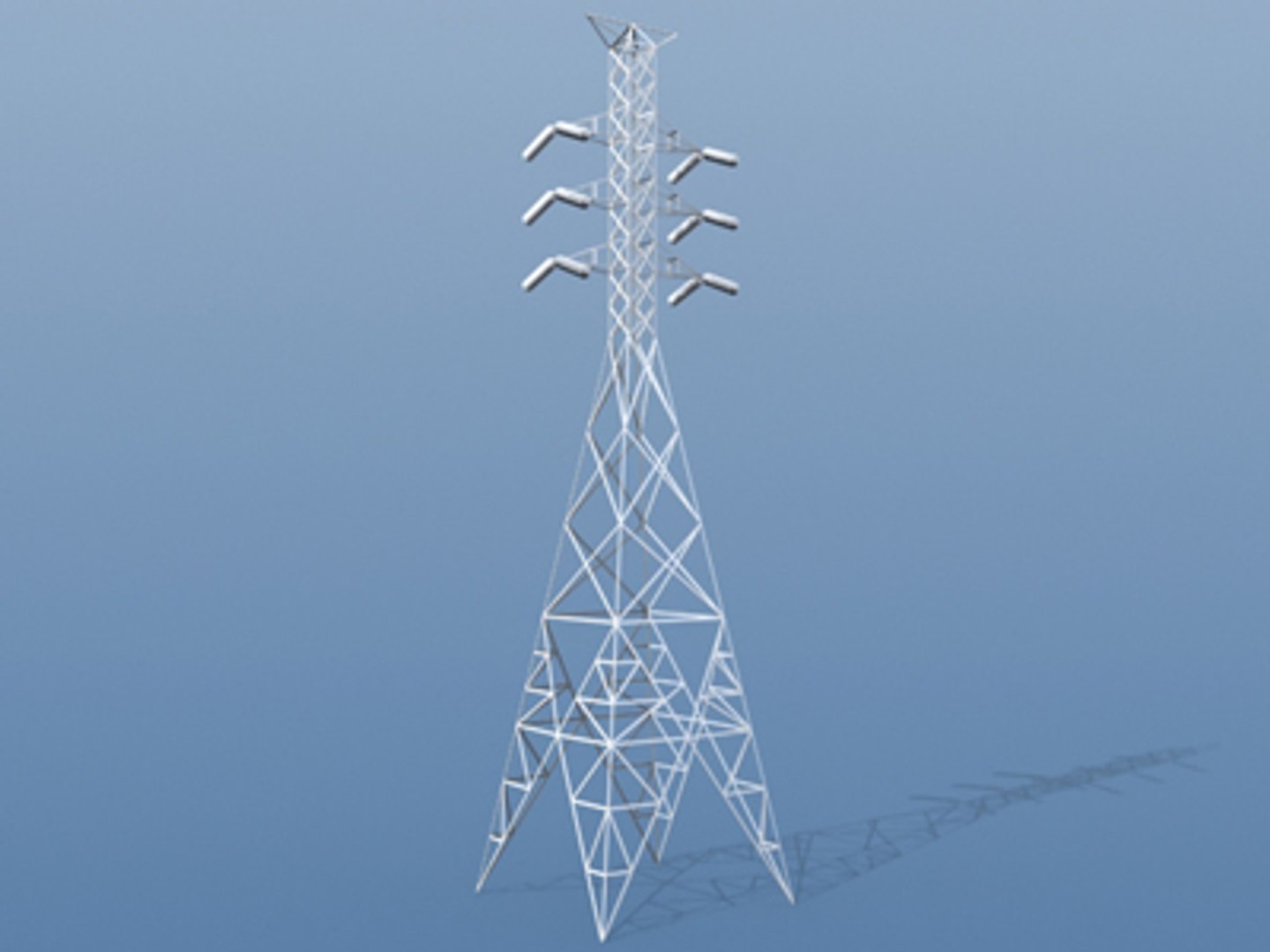 Powerline Tower 3d Model