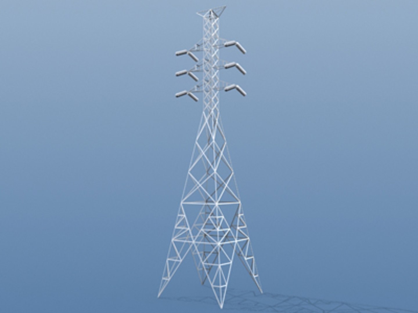 Powerline Tower 3d Model