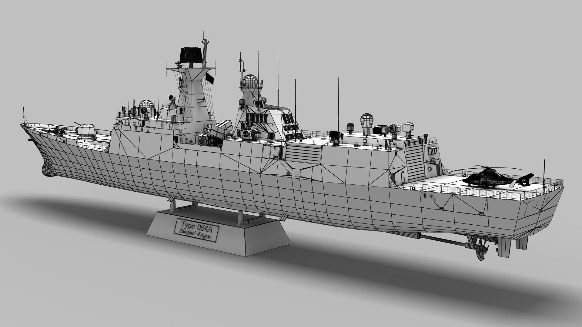 Type 054a Jiangkai Frigate 3D Model - TurboSquid 1452940
