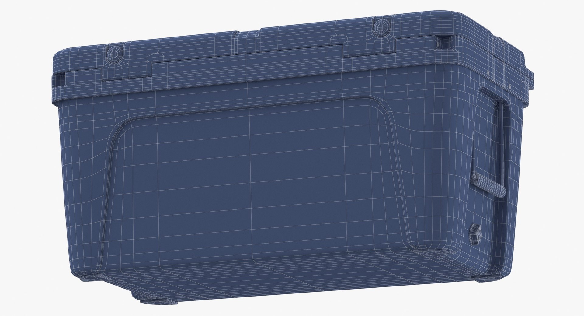 3D Ice Chest Type 01 Size 02 Clean And Dirty Model - TurboSquid 2137709