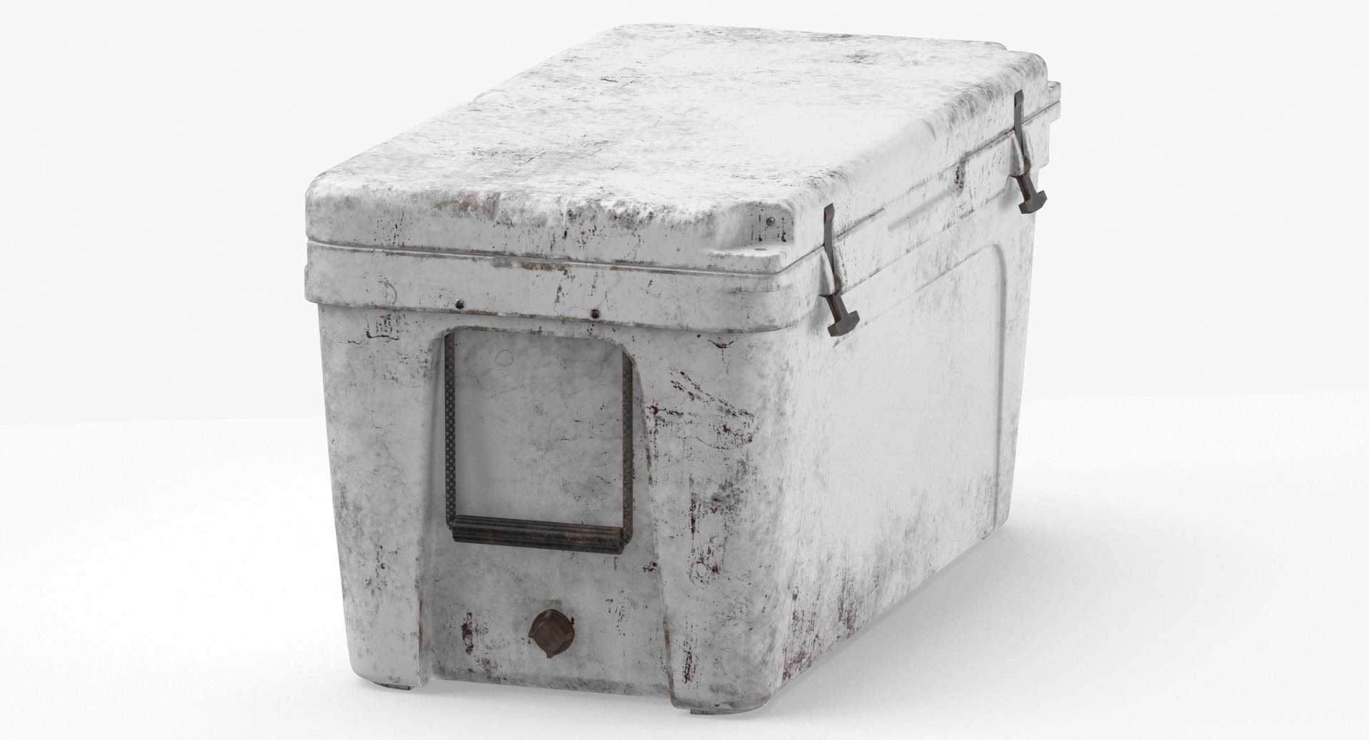 3D Ice Chest Type 01 Size 02 Clean And Dirty Model - TurboSquid 2137709