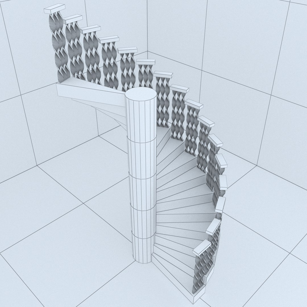 3D Stairs Architectural Design Model - TurboSquid 1197233