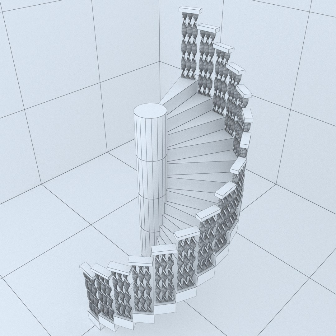 3D Stairs Architectural Design Model - TurboSquid 1197233