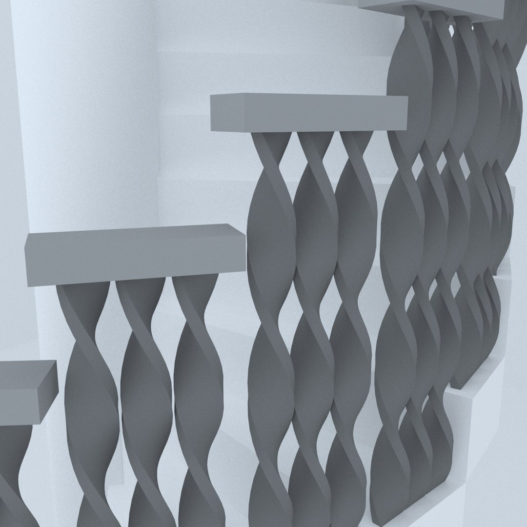 3D Stairs Architectural Design Model - TurboSquid 1197233