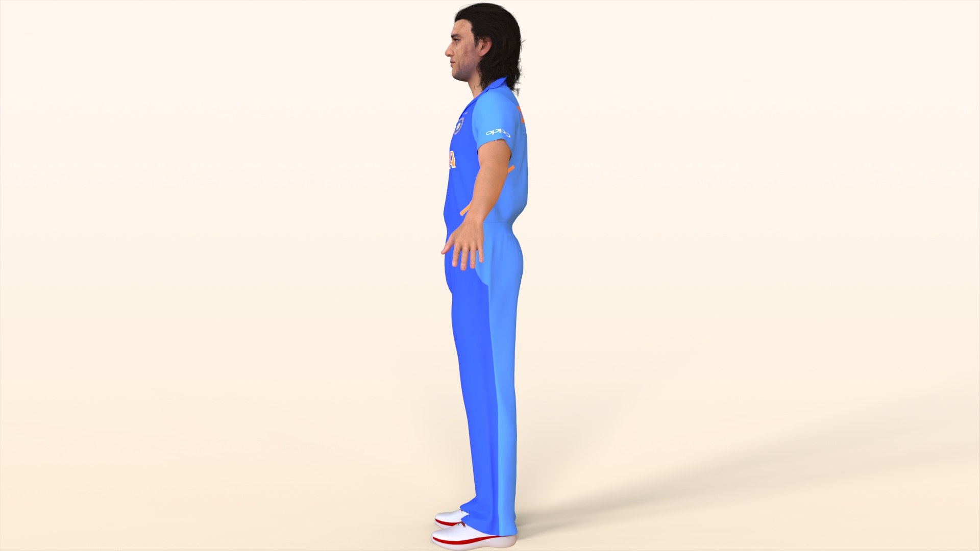 Cricket Player Dhoni 3D Model - TurboSquid 2240767