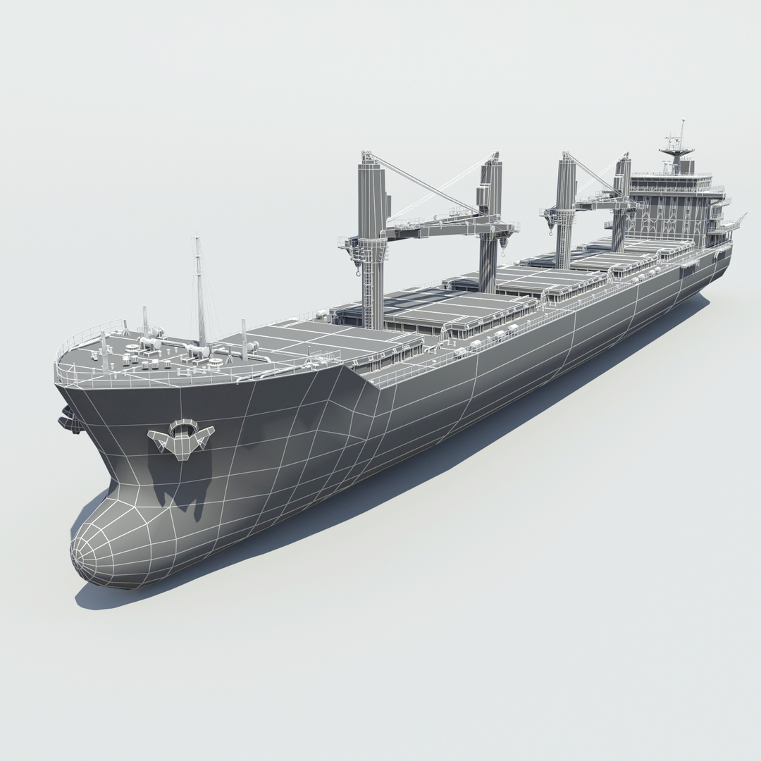 geared bulk cargo vessel max