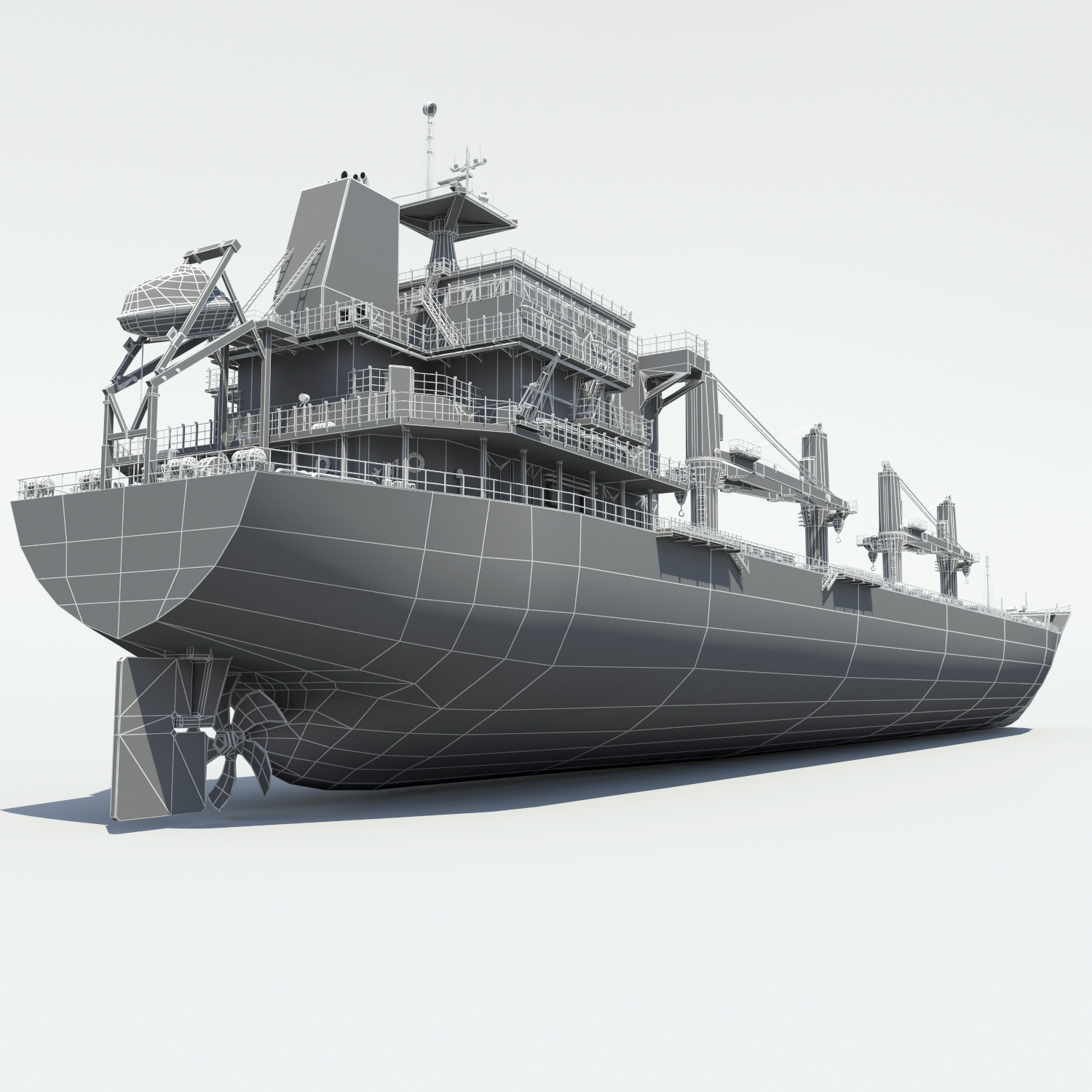 geared bulk cargo vessel max