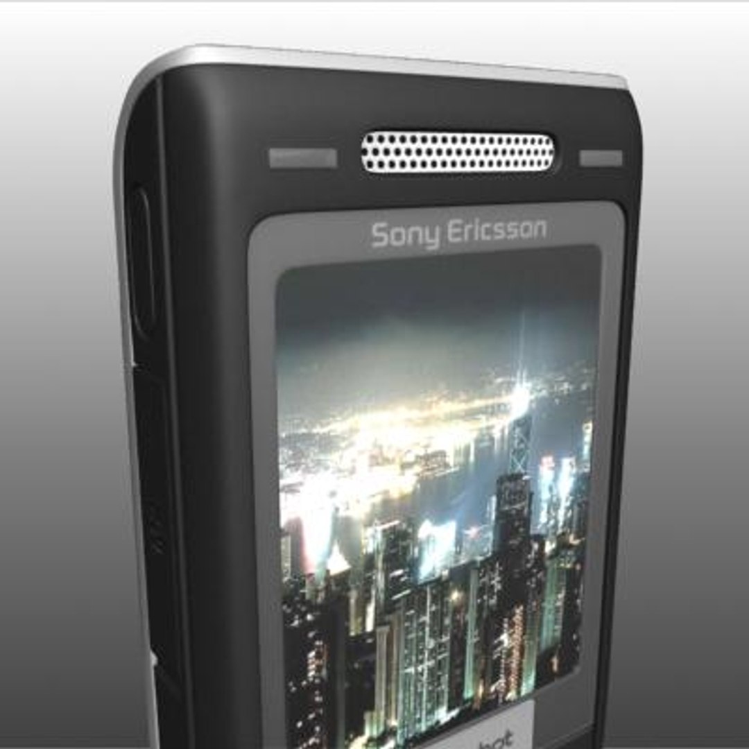 Sony Ericsson K800 Cell Phone 3d Max