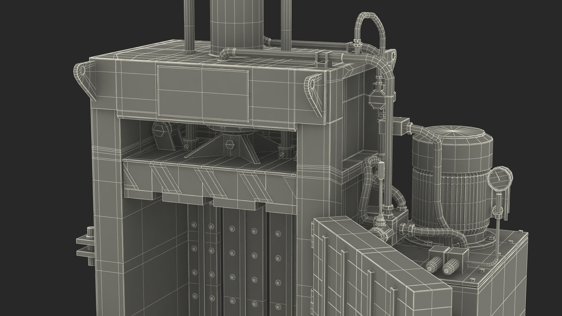 Bailing Machine Blue With Cardboard Briquette 3D - TurboSquid 2273665