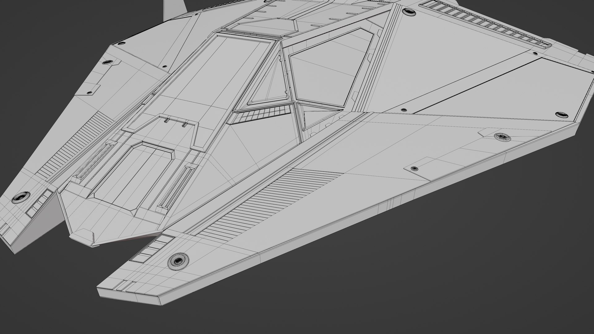 Sci Fi Combat Spaceship 3D Model - TurboSquid 2254396