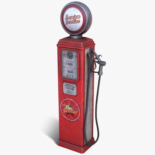 3D Gas Pump model - TurboSquid 1790179