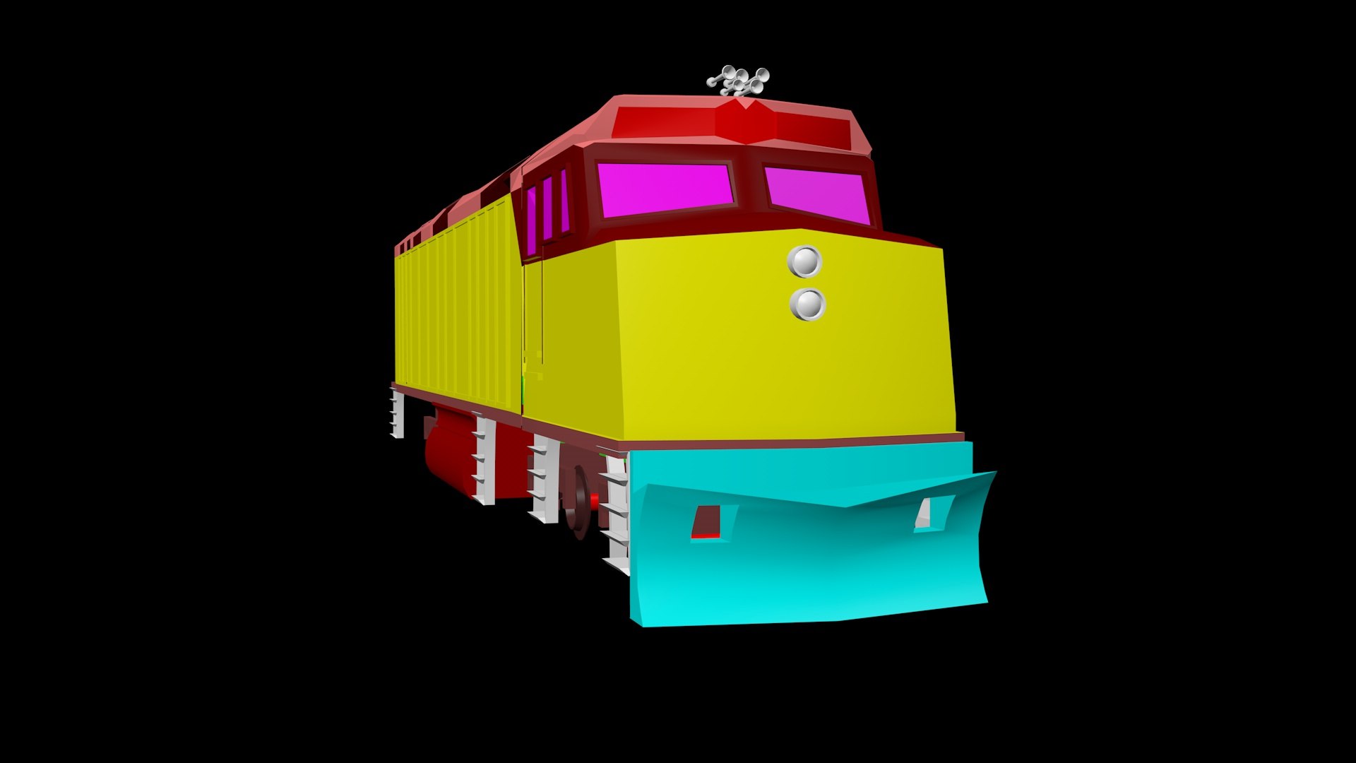 Amtrak Engine 3D Model - TurboSquid 2086886