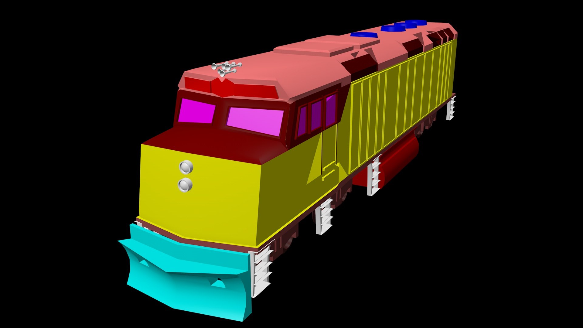 Amtrak Engine 3D Model - TurboSquid 2086886