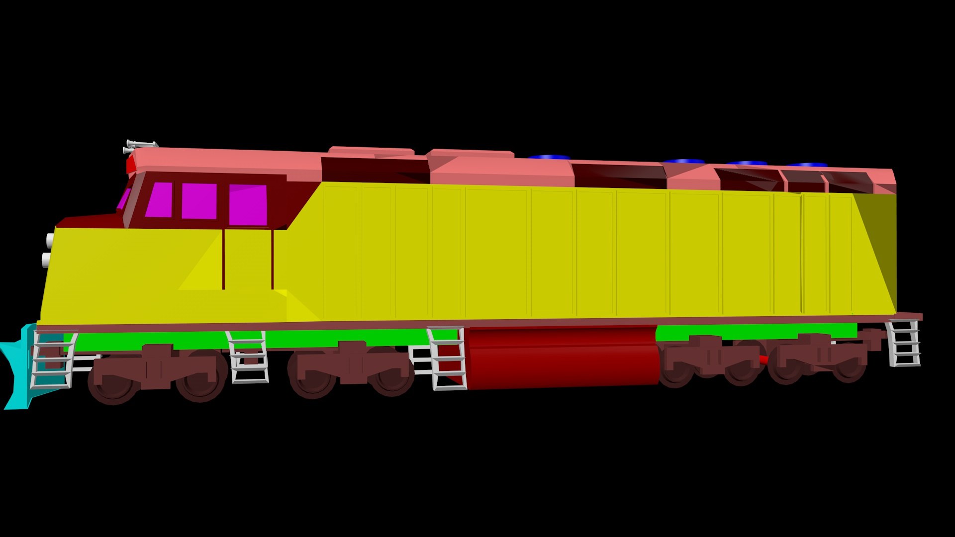 Amtrak Engine 3D Model - TurboSquid 2086886