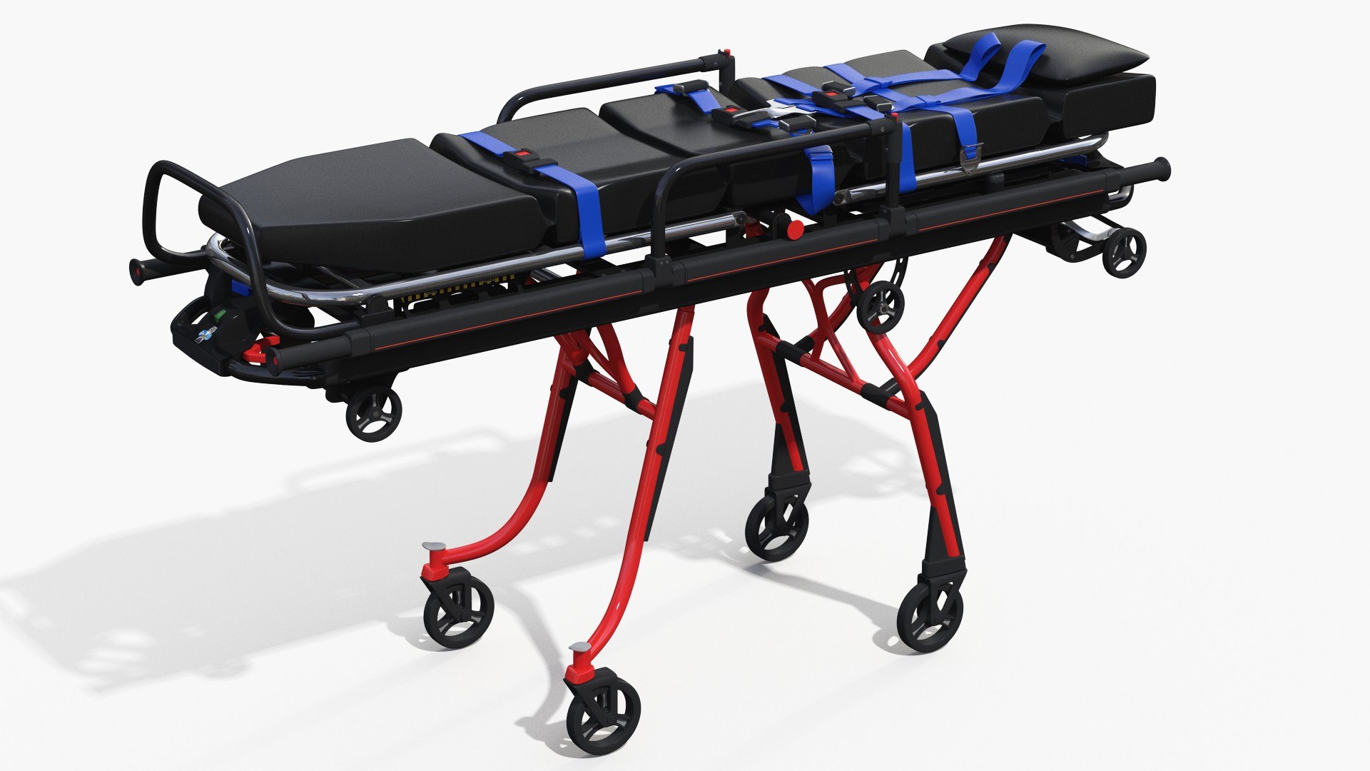 Ambulance unfolded gurney 3D model - TurboSquid 1684689