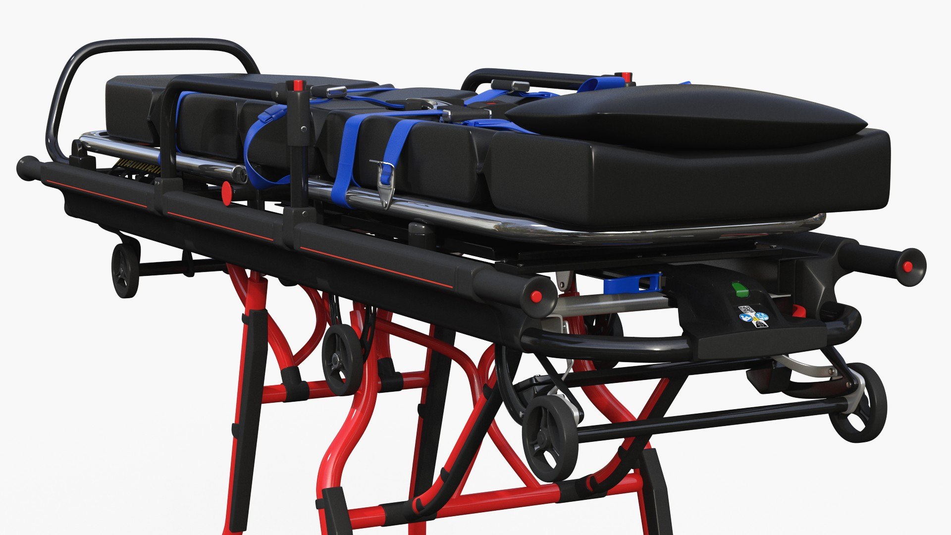 Ambulance unfolded gurney 3D model - TurboSquid 1684689