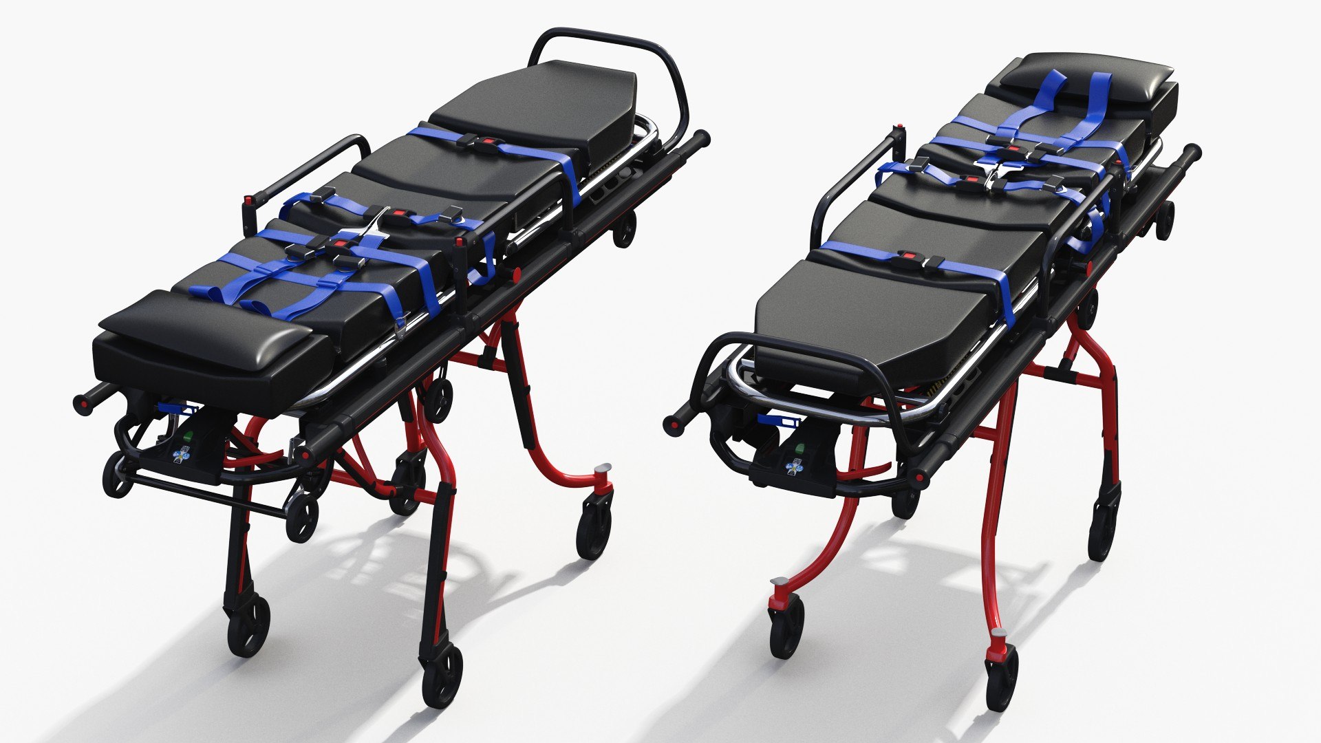 Ambulance unfolded gurney 3D model - TurboSquid 1684689