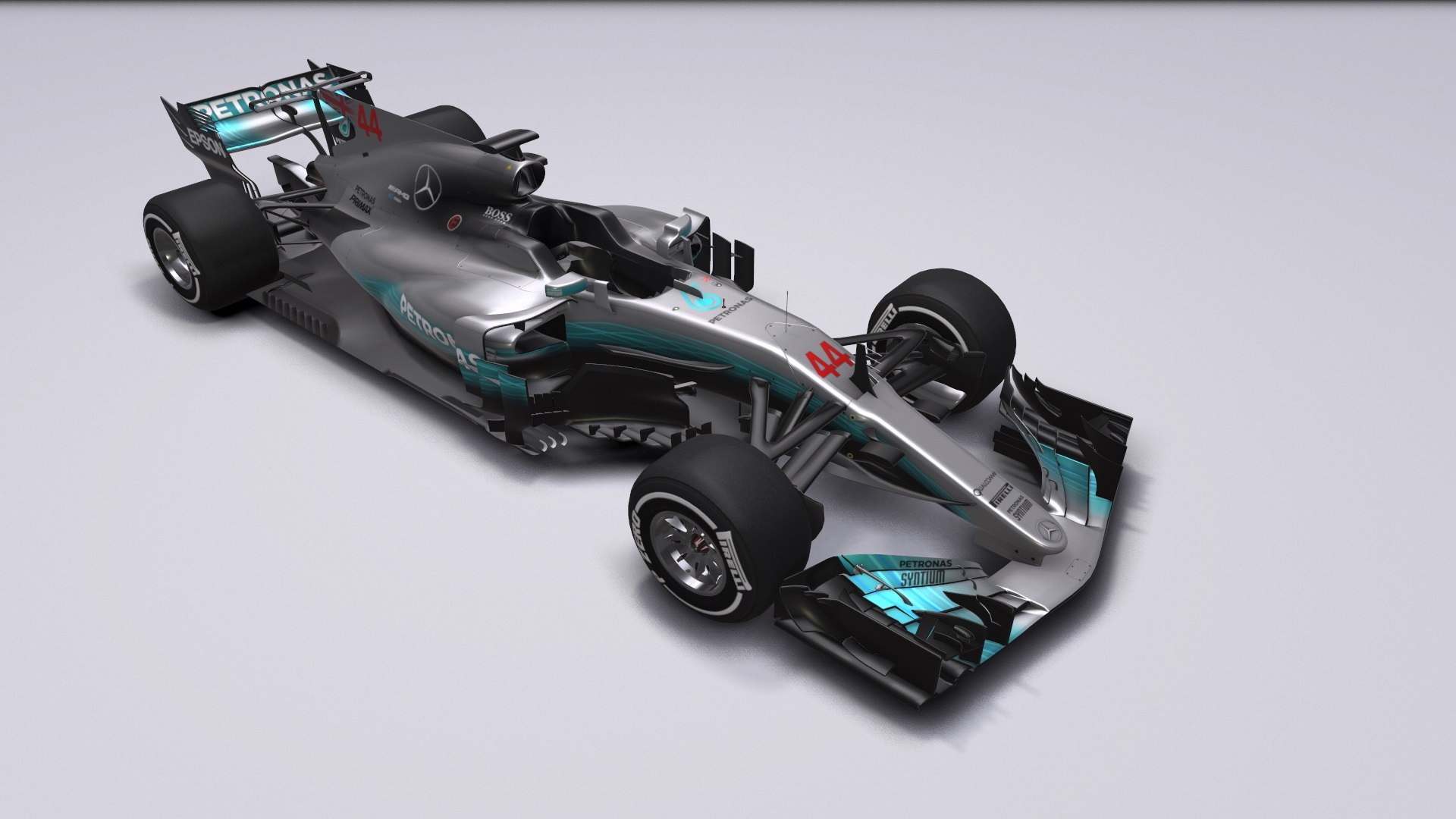3D 2017 Mercedes W08 - TurboSquid 1197512