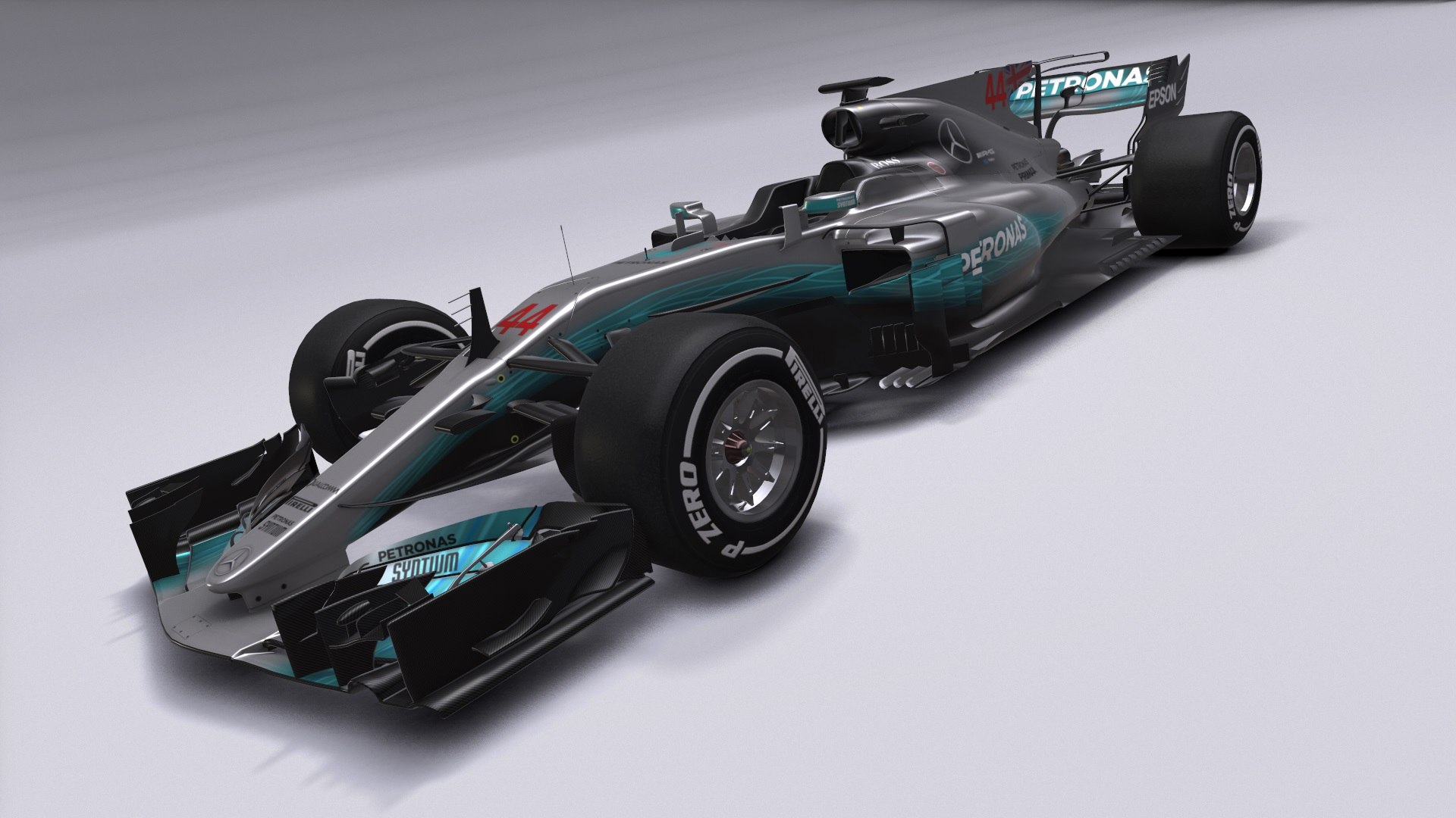 3D 2017 Mercedes W08 - TurboSquid 1197512