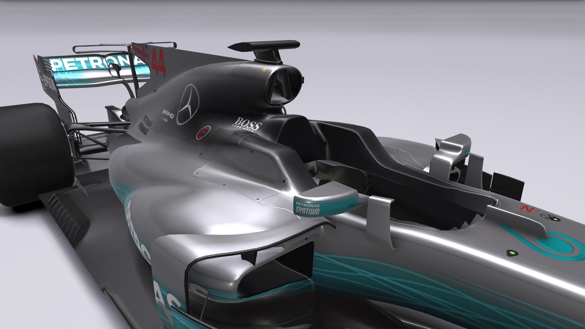 3D 2017 Mercedes W08 - TurboSquid 1197512