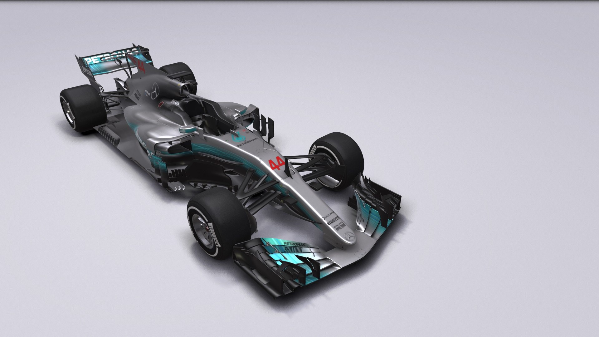3D 2017 Mercedes W08 - TurboSquid 1197512