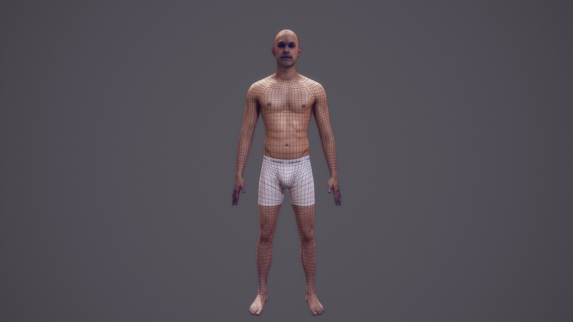 3d Character Human - Scans Model