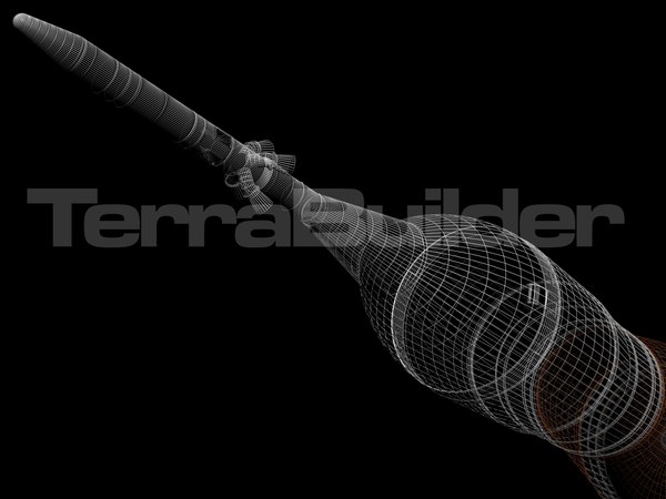 space launch sls heavy 3d model